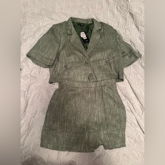 Fashion Nova | Other | Sage Green Matching Set Woman Large | Poshmark